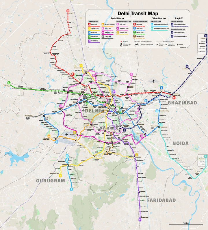 Bangalore Transit Map DIGITAL – Narang Studios